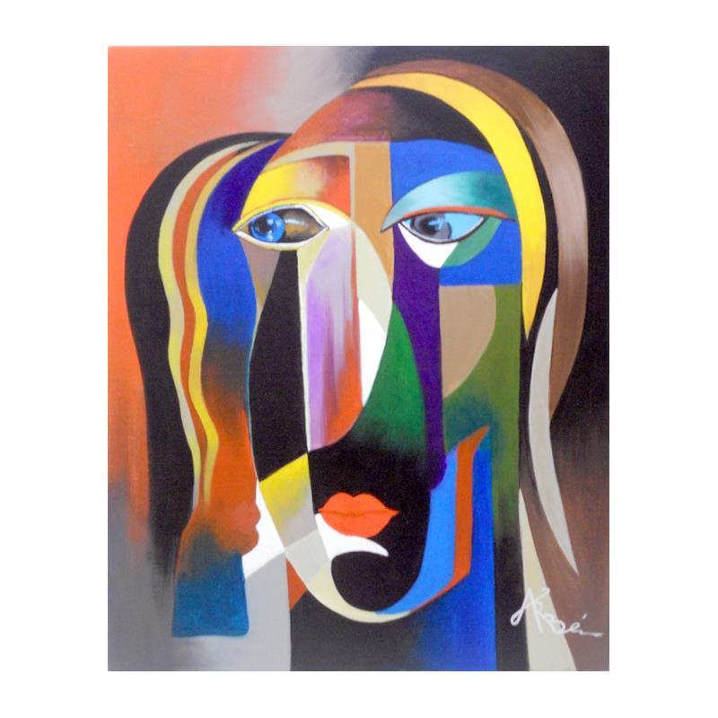 Arbe Signed "The Paradox" 20x16 Original Mixed Media Painting on Canvas ...