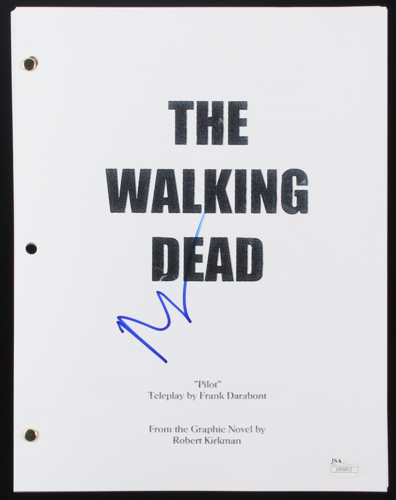 Norman Reedus Signed "The Walking Dead" Pilot Episode Full Script (JSA ...