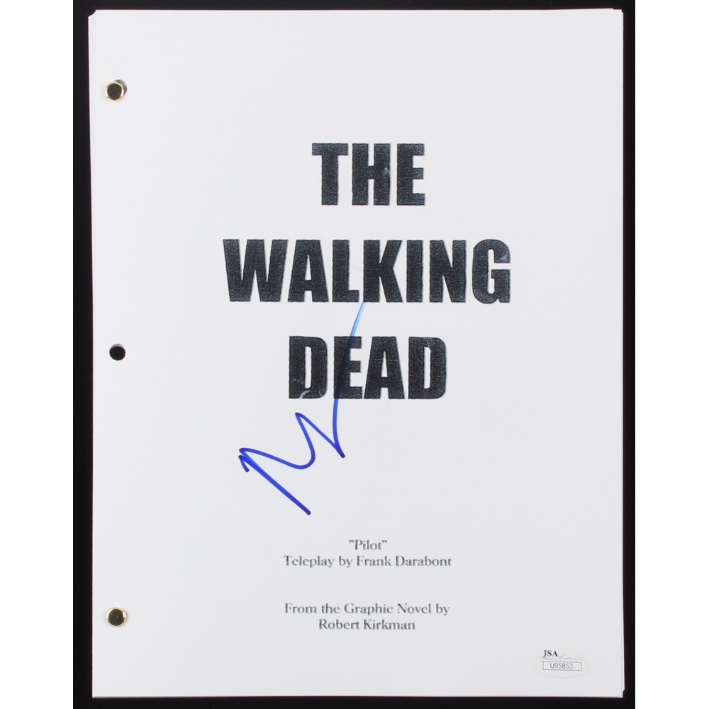 Norman Reedus Signed "The Walking Dead" Pilot Episode Full Script (JSA ...