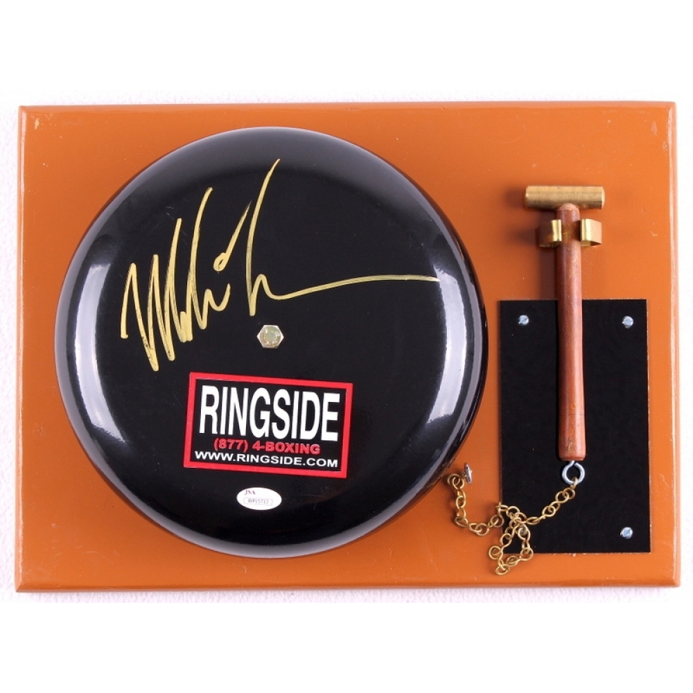 Mike Tyson Signed Authentic Full-Size Ringside Boxing Bell (JSA COA ...