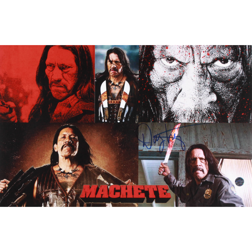 Danny Trejo Signed "Machete" 11x17 Photo (Legends COA) | Pristine Auction