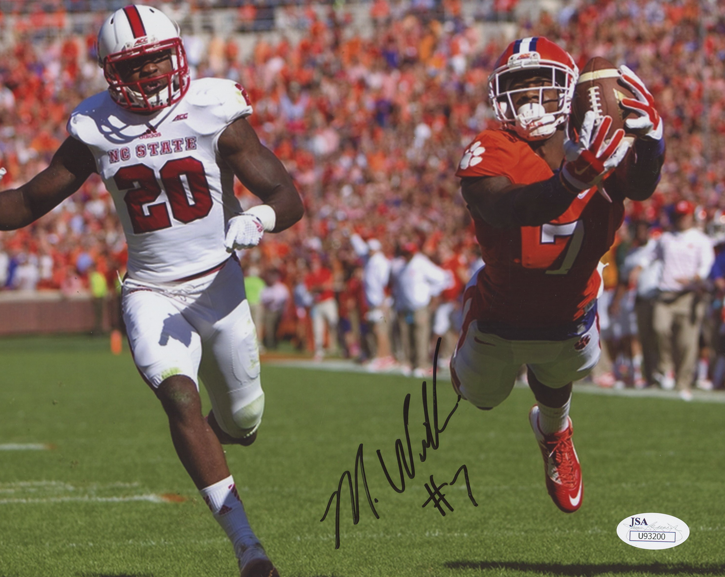 Mike Williams Signed Clemson Tigers 8x10 Photo (JSA COA) | Pristine Auction