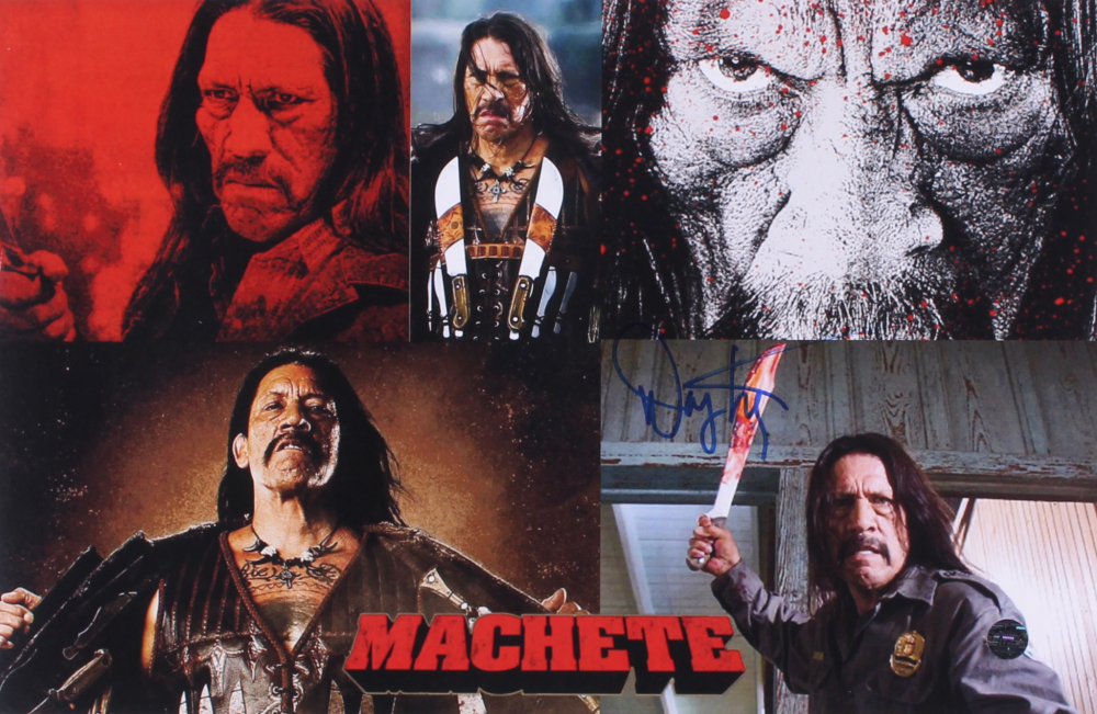 Danny Trejo Signed "Machete" 11x17 Photo (Legends COA) | Pristine Auction