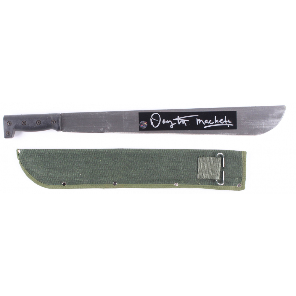 Danny Trejo Signed "Machete" 23" Steel Machete with Canvas Sheath ...