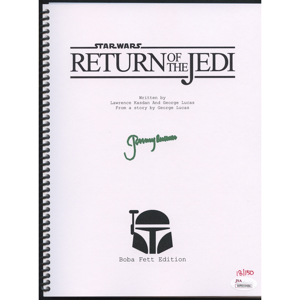 Jeremy Bulloch Signed Star Wars: Return of the Jedi Limited Edition ...
