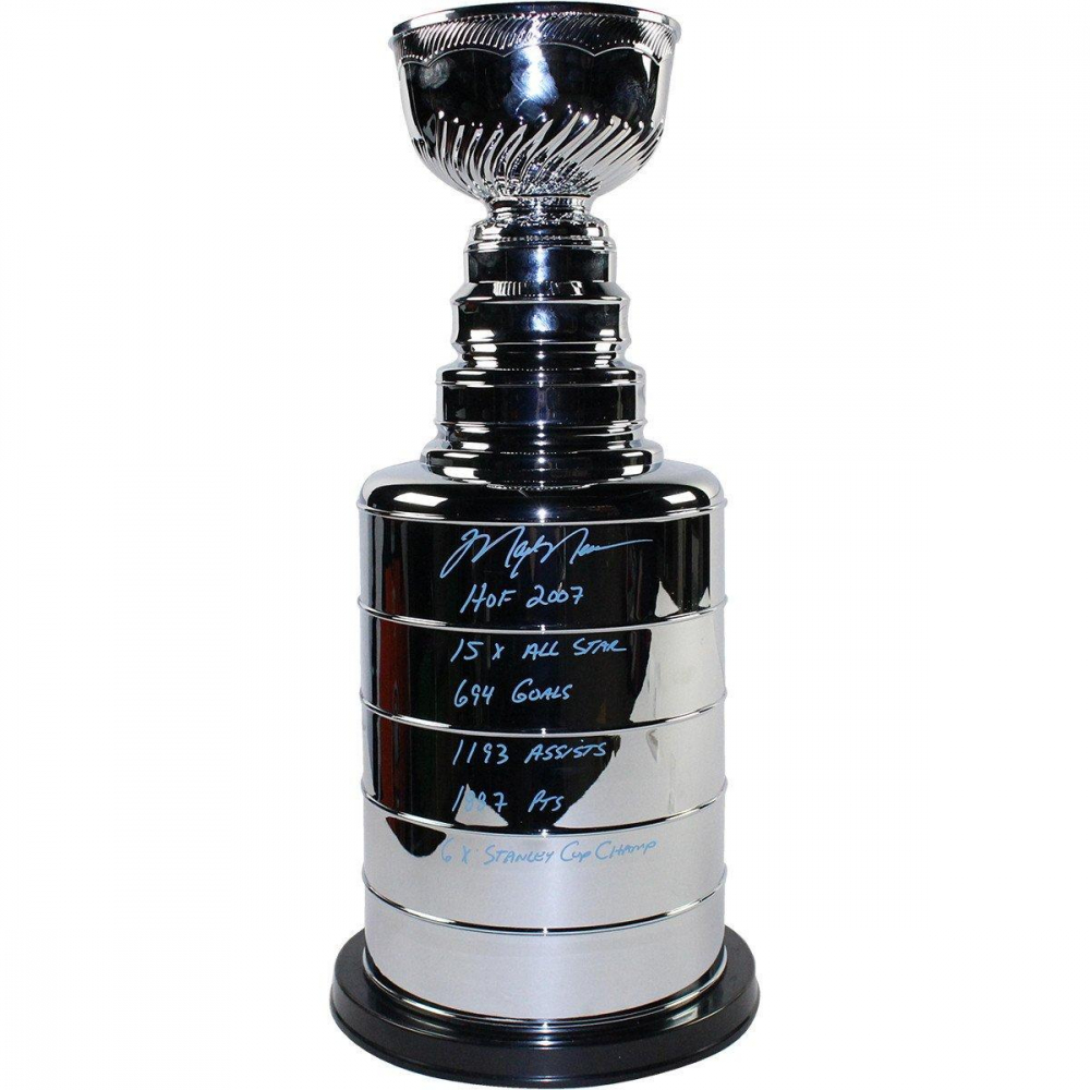 Mark Messier Signed Stanley Cup Trophy with (6) Inscriptions (Steiner ...