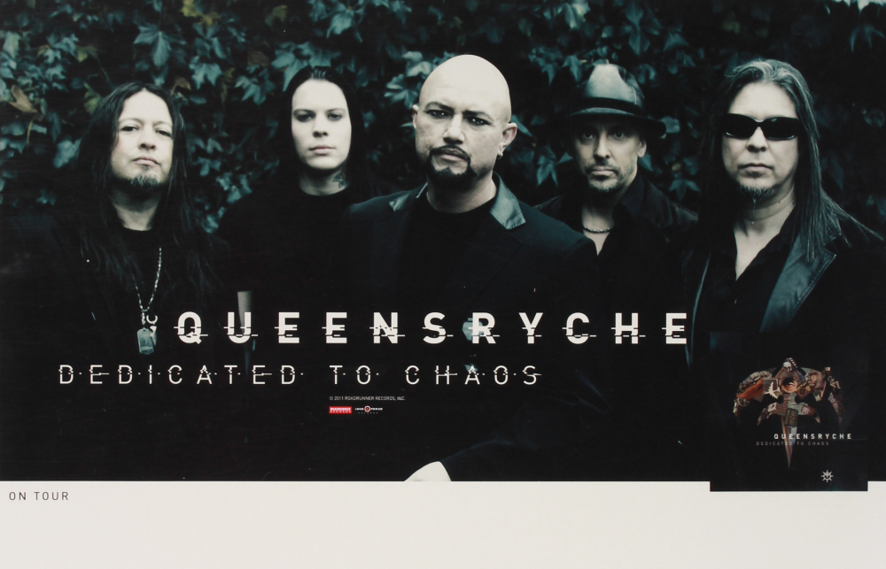 Queensryche "Dedicated to Chaos" 11x17 Poster Print Signed by (5 ...
