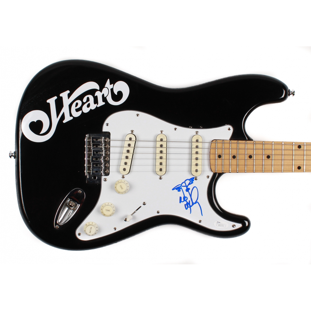 Nancy Wilson Signed Heart Full Size Electric Guitar Jsa Coa 5515