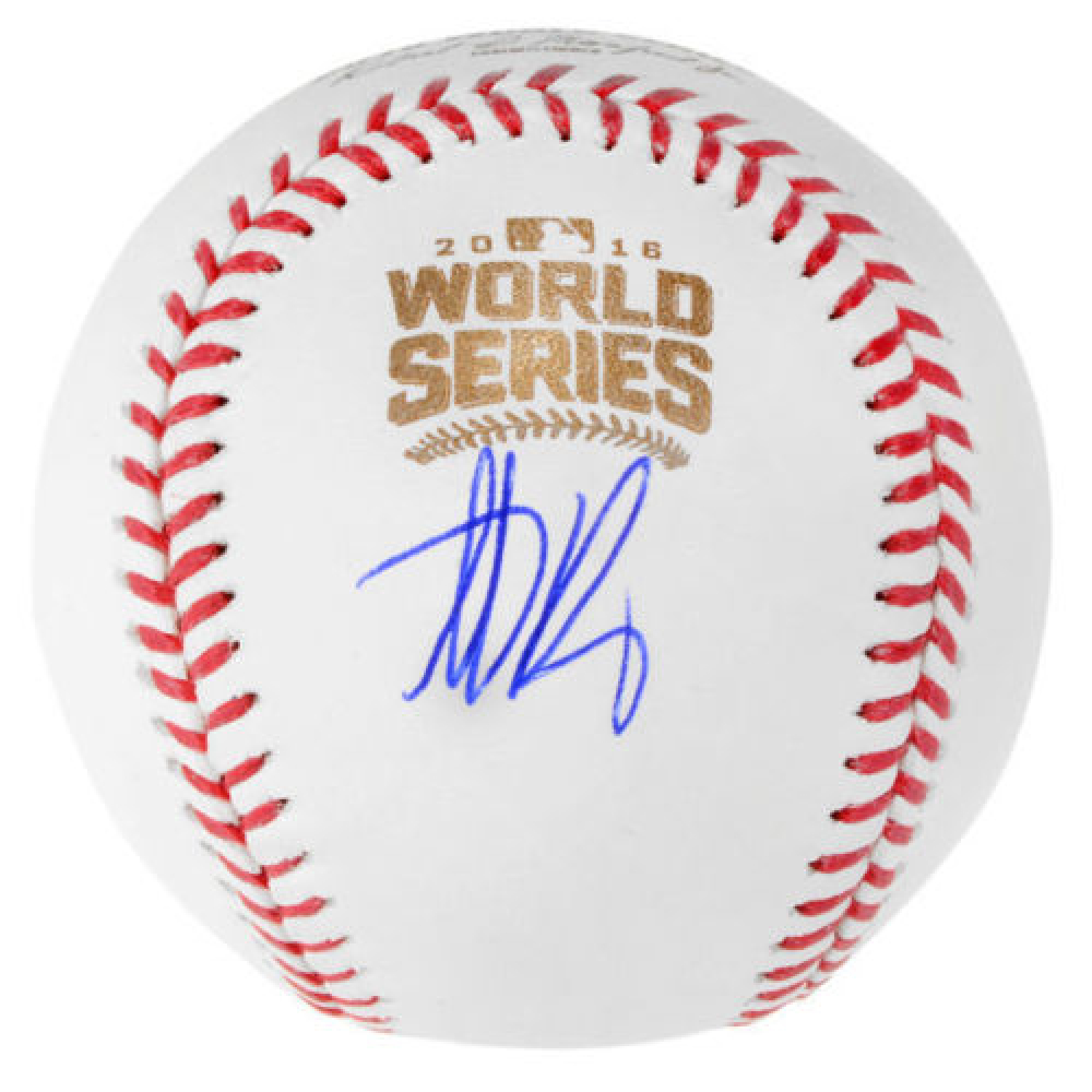 Anthony Rizzo Signed 2016 World Series Logo Baseball (Fanatics Hologram ...