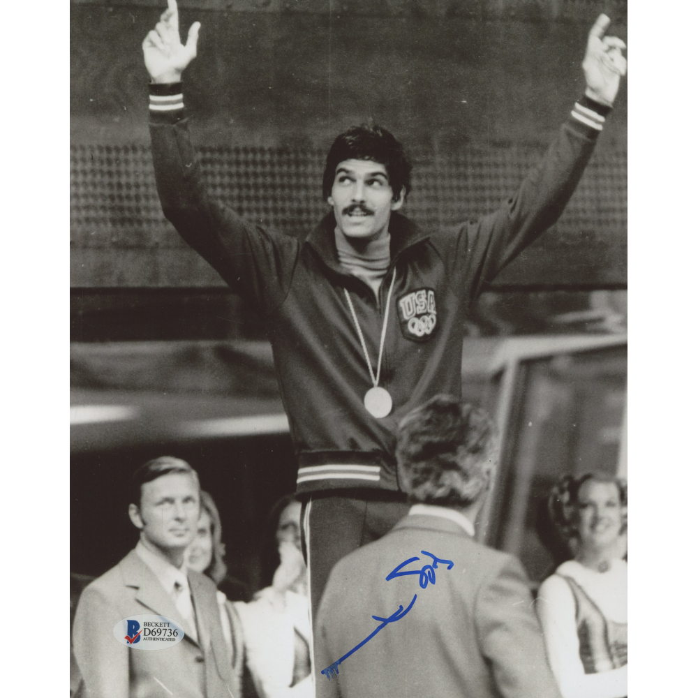 Mark Spitz Signed Team USA 1972 Summer Olympics 8x10 Photo (Beckett COA ...