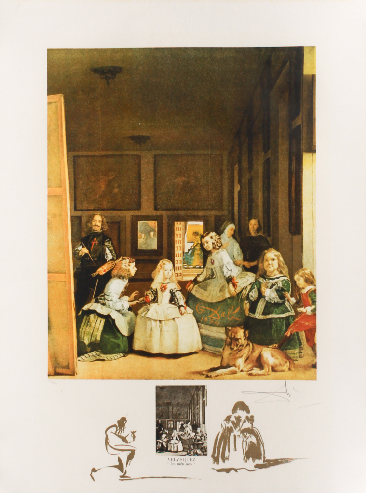 Salvador Dali Signed "Velasquez Le Reddition de Breda" 25.5x34.5 1974 ...