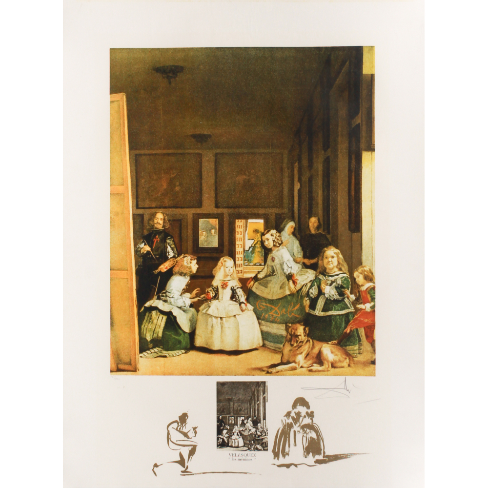 Salvador Dali Signed "Velasquez Le Reddition de Breda" 25.5x34.5 1974 ...