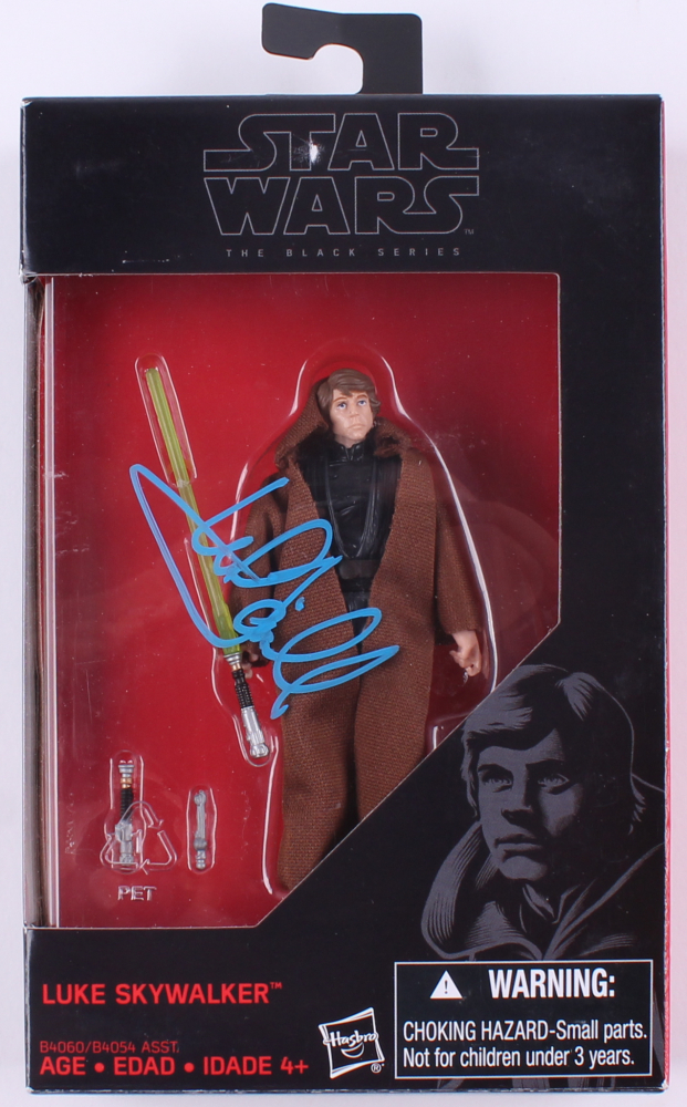 Mark Hamill Signed "Luke Skywalker" Star Wars: The Black Series Action ...