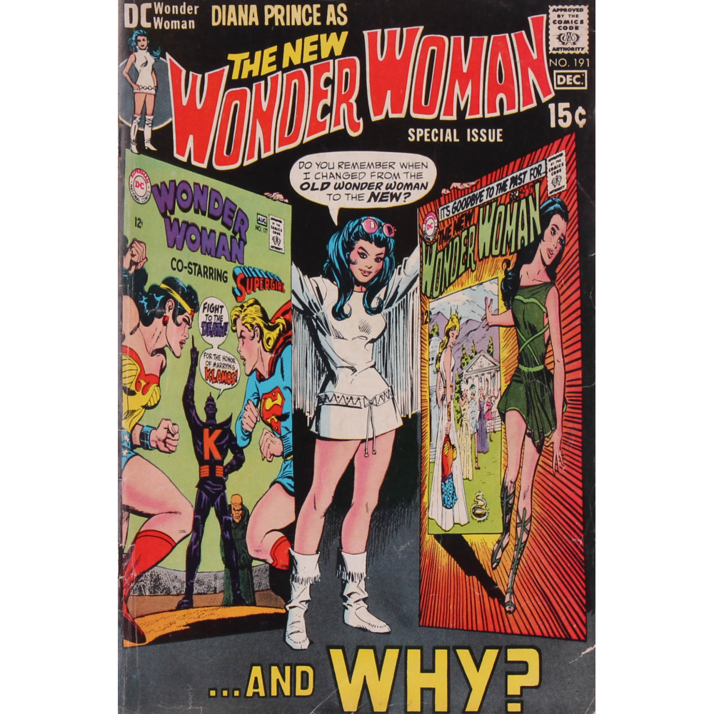 1970 "Wonder Woman" Issue #191 DC Comic Book | Pristine Auction