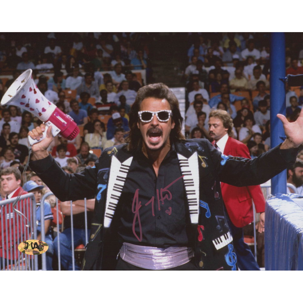 Jimmy Hart Signed 8x10 Photo (MAB Hologram) | Pristine Auction