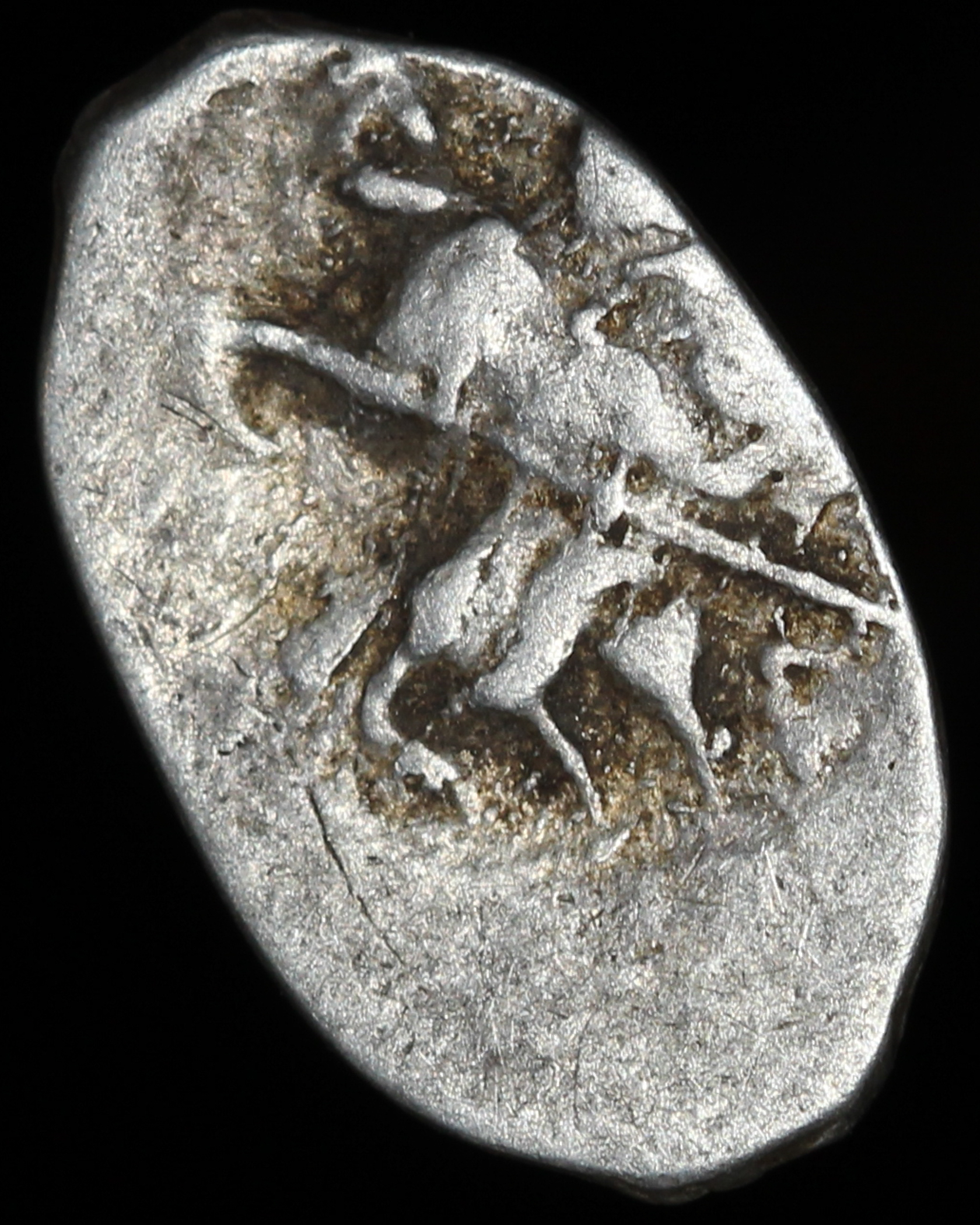 1533-1584 Ivan IV "The Terrible" Russian Silver Kopek, Pskov Mint - Russian Wire Money ...