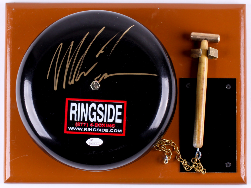 Mike Tyson Signed Authentic Full-Size Ringside Boxing Bell (JSA COA ...