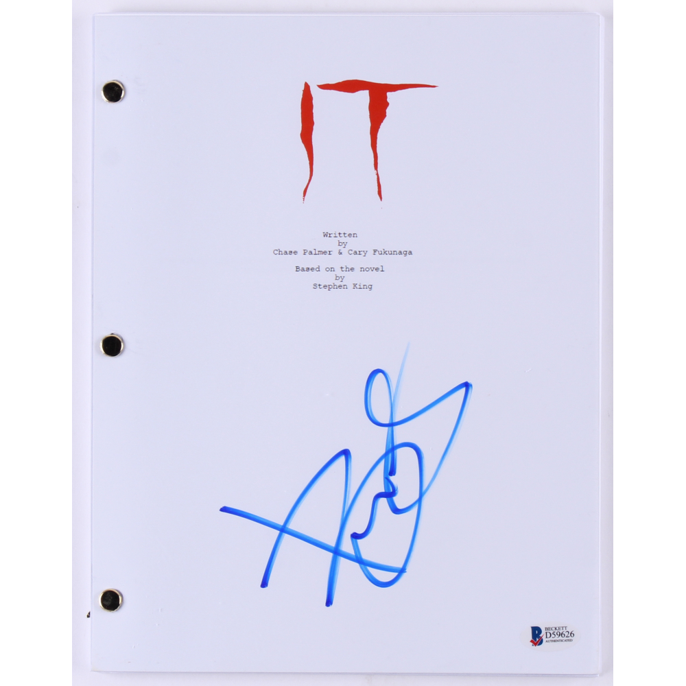 Bill Skarsgard Signed "It: Chapter 1" Full Movie Script (Beckett COA ...