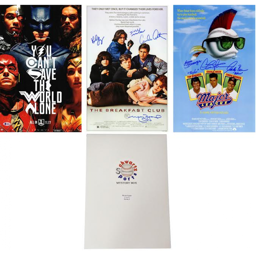 Hollywood Classic Movies Signed 11x17 Movie Posters Mystery Box ...