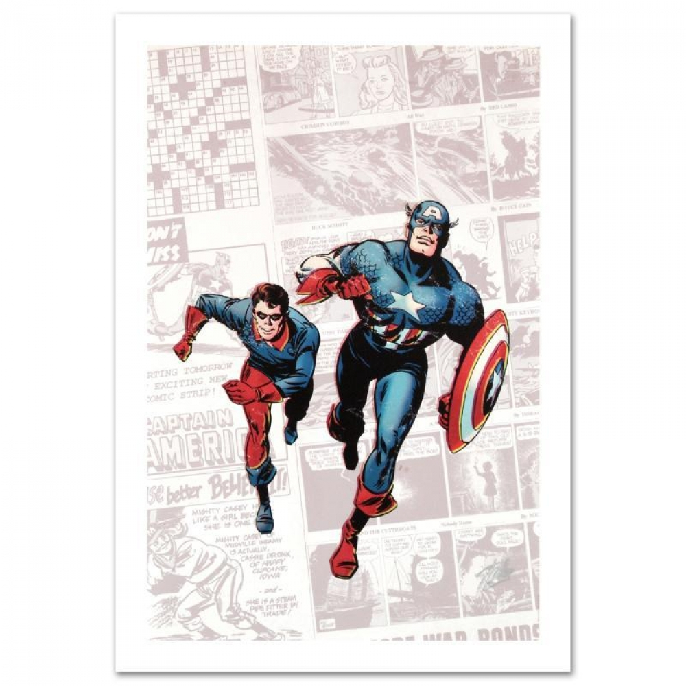 Stan Lee Signed "Captain America: The 1940s Newspaper Strip" Limited ...