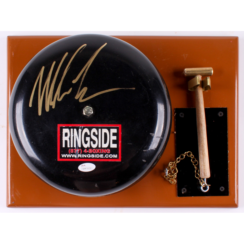 Mike Tyson Signed Authentic Full-Size Ringside Boxing Bell (JSA COA ...