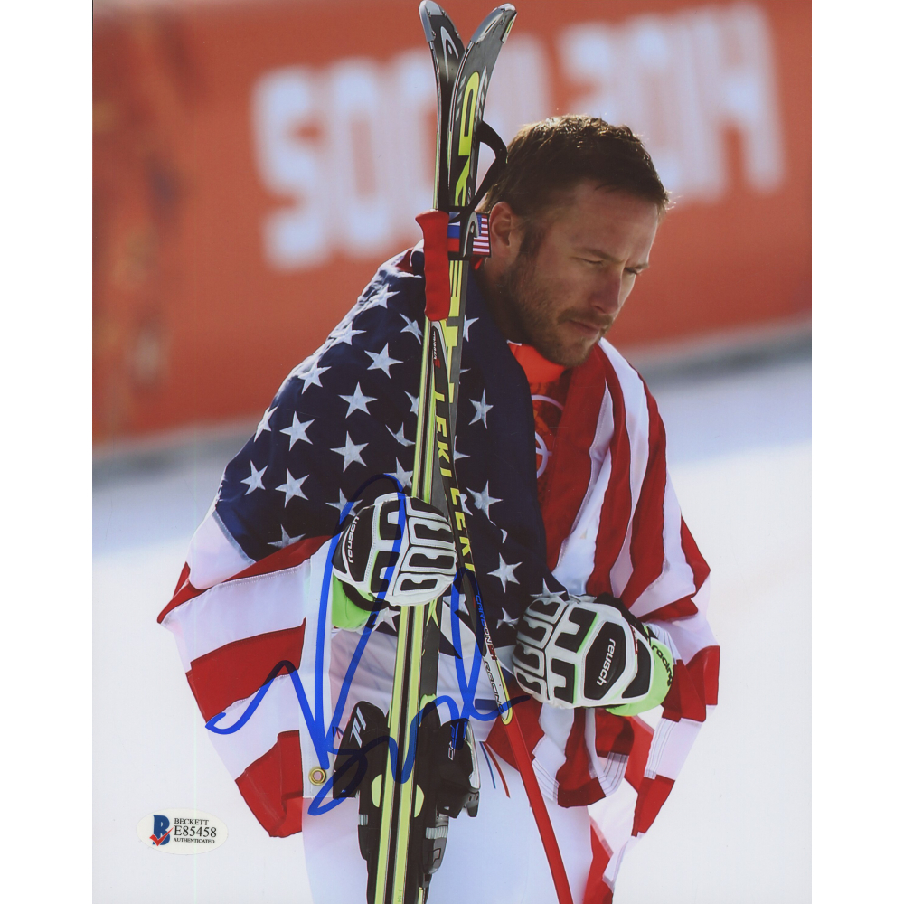 Bode Miller Signed Team USA 8x10 Photo (Beckett COA) | Pristine Auction