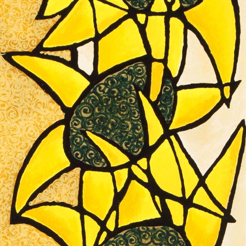 Avi Ben-Simhon Signed "Sunflower Trio" LE 10x29 Serigraph (PA ...