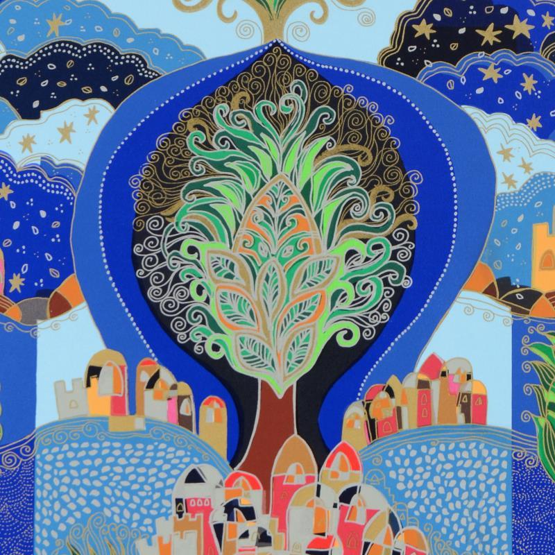 Ilan Hasson Signed "Tree of Life" Limited Edition 18x21 Serigraph ...