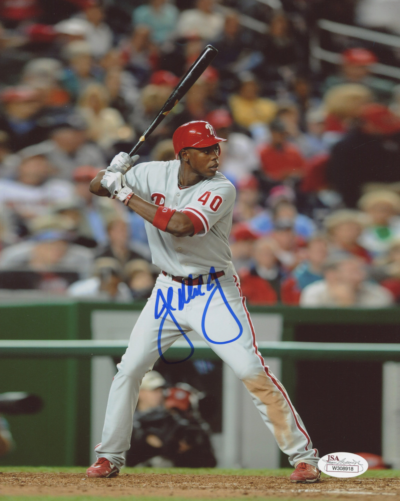 John Mayberry Jr. Signed Phillies 8x10 Photo (JSA Hologram) | Pristine ...