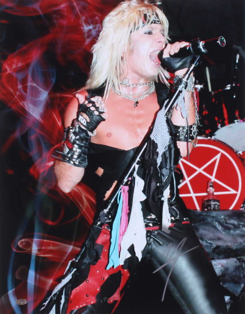Vince Neil Signed Motley Crue 11x14 Photo (Mead Chasky Hologram ...
