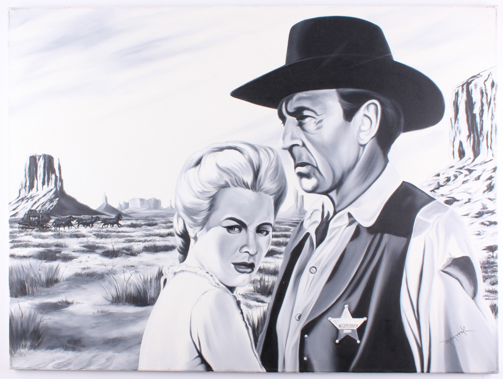 Hector Monroy Signed "Kelly / Cooper" 30x40 Original Oil Painting on ...