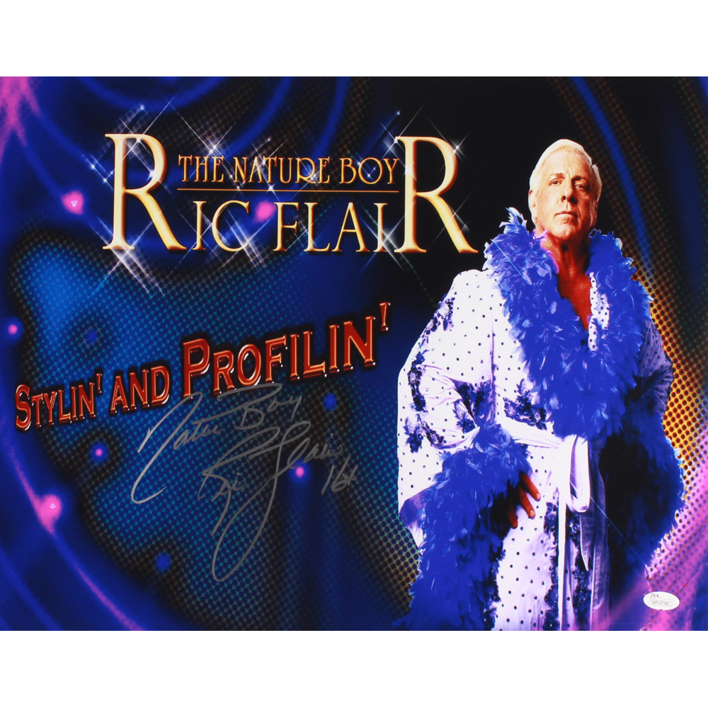 Rick Flair Signed 16x20 Photo Inscribed "Nature Boy" (JSA Hologram ...