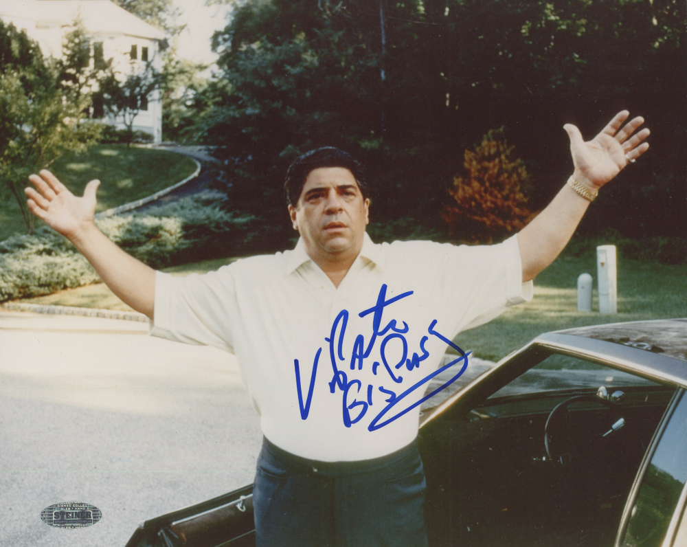 Vincent Pastore Signed "The Sopranos" 8x10 Photo Inscribed "Big P ...