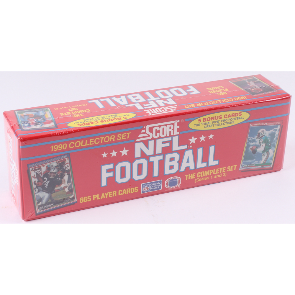 1990 Score Complete Set of (665) Football Cards | Pristine Auction