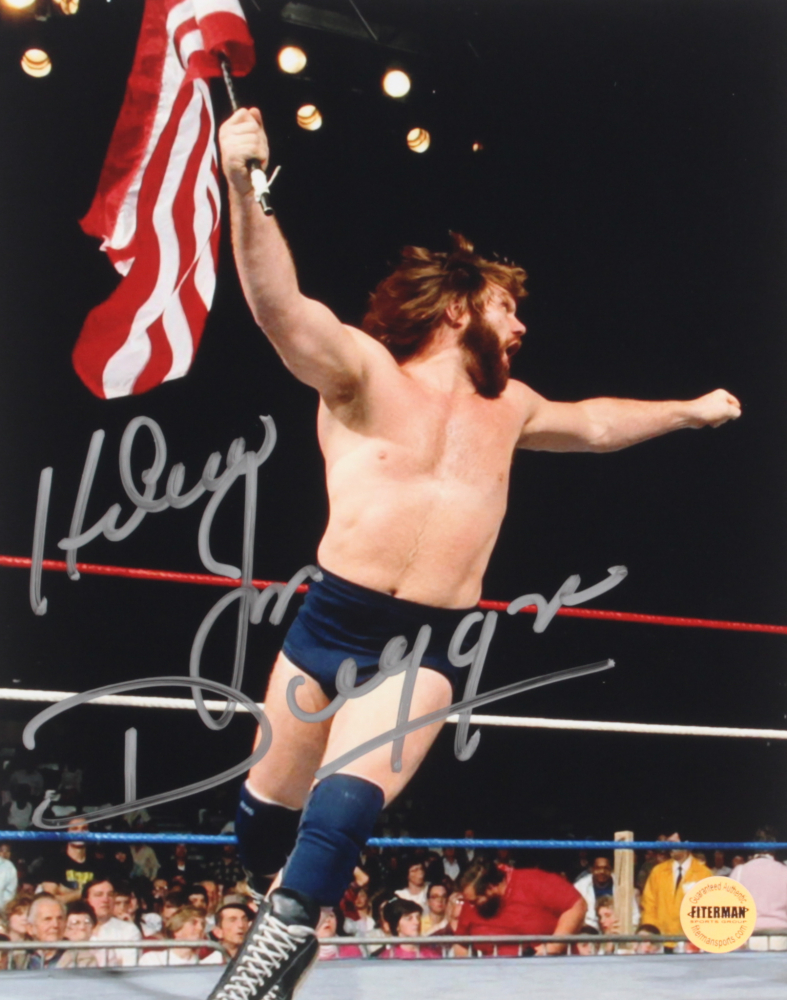 "Hacksaw" Jim Duggan Signed WWE 8x10 Photo (Fiterman Sports Hologram ...