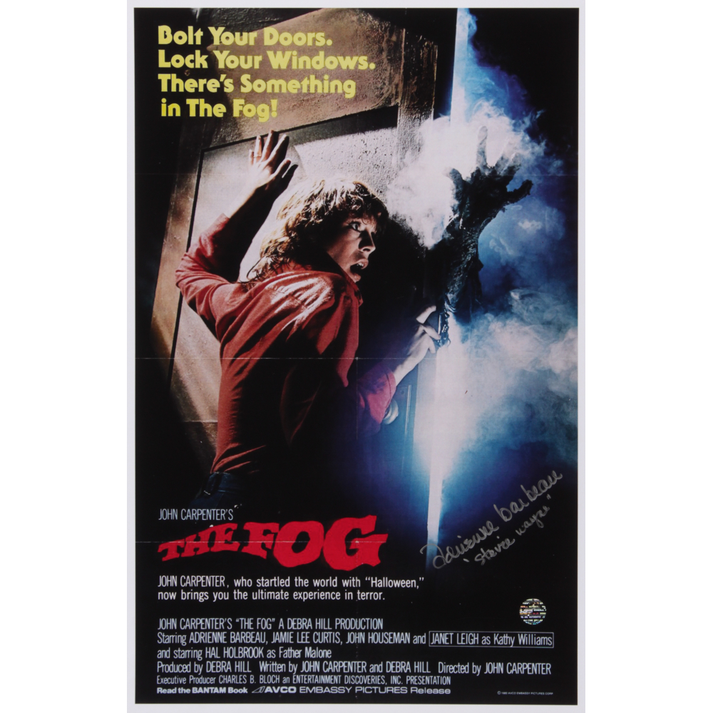 Adrienne Barbeau Signed "The Fog" 11x17 Movie Poster Inscribed "Stevie ...
