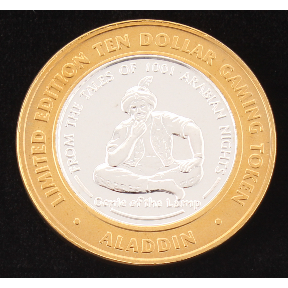 Aladdin LE Ten Dollar Gaming Token | Pristine Auction