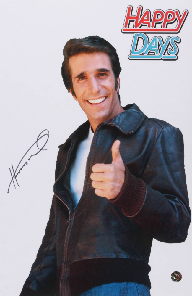 Henry Winkler Signed "Happy Days" 11x17 Poster Print (Legends COA) | Pristine Auction