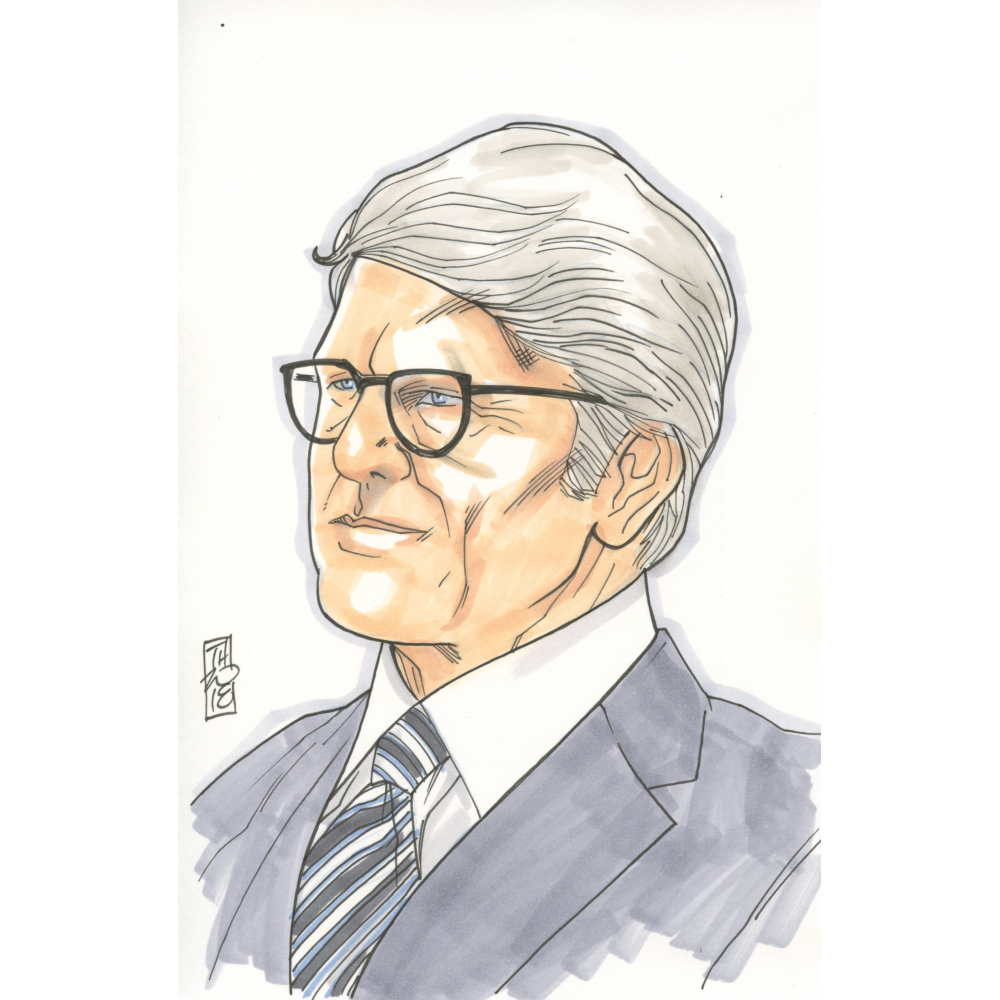 Tom Hodges - Alexander Pierce Marvel "S.H.I.E.L.D." Signed ORIGINAL 5.5 ...