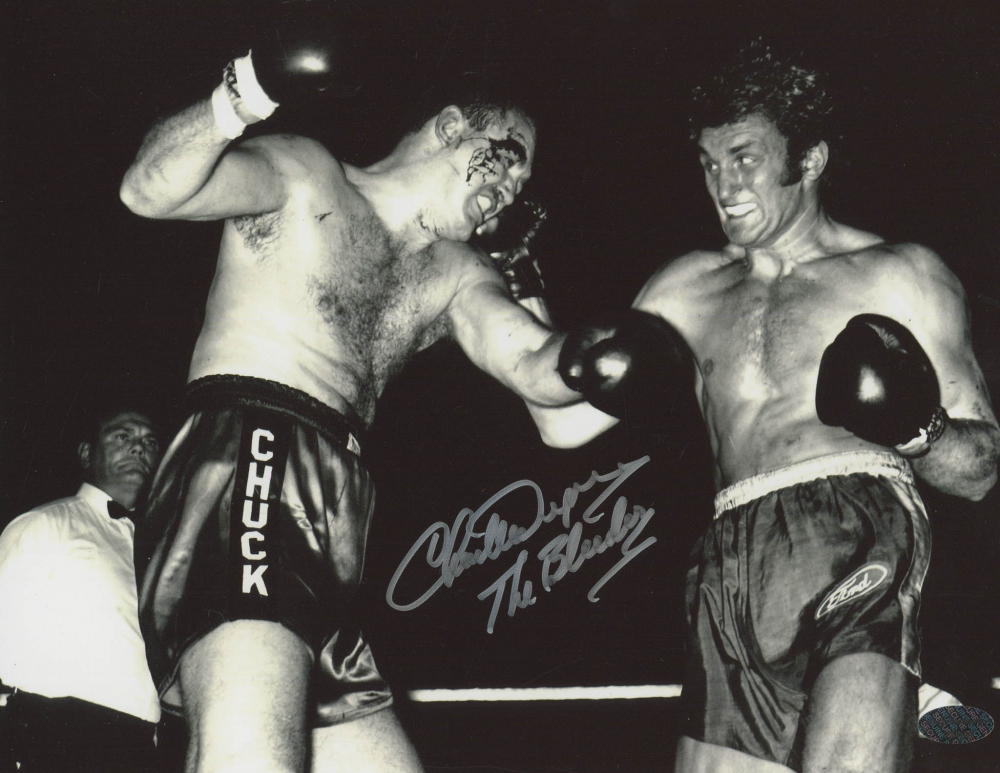 Chuck Wepner Signed 8x10 Photo Inscribed "The Bleeder" (Leaf COA ...