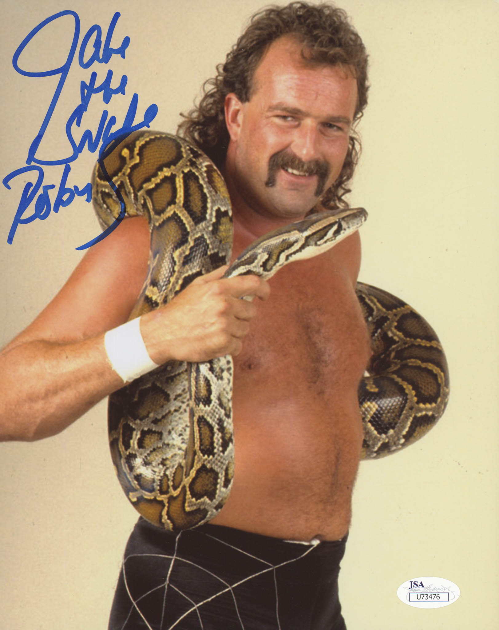 Jake "The Snake" Roberts Signed WWE 8x10 Photo (JSA COA) | Pristine Auction