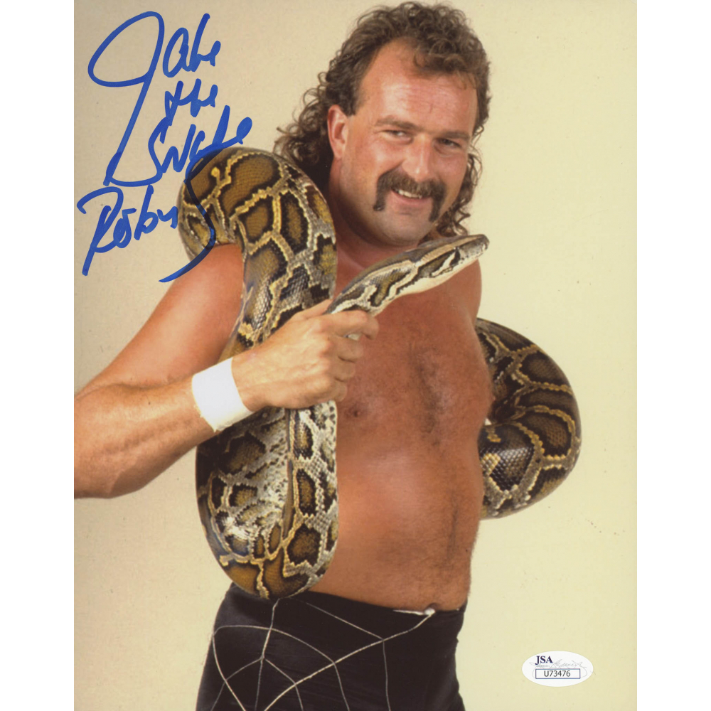 Jake "The Snake" Roberts Signed WWE 8x10 Photo (JSA COA) | Pristine Auction