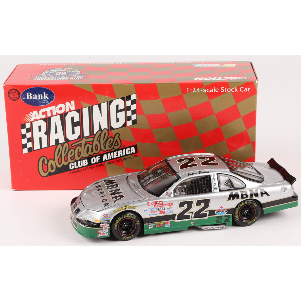 Ward Burton LE #22 MBNA Platinum 1998 Pontiac 1:24 Scale Die Cast Car ...