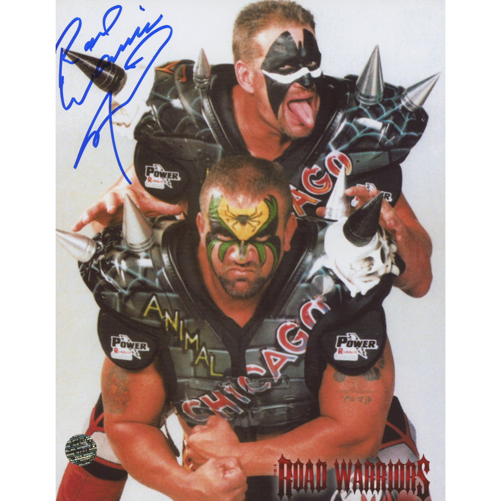 Road Warrior Animal Signed 8x10 Photo (Legends COA) | Pristine Auction