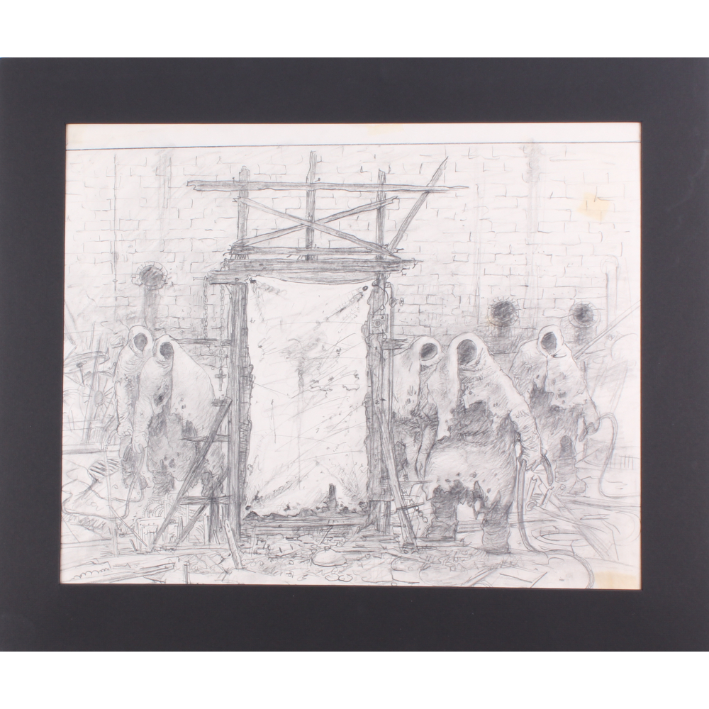 Greg Hildebrandt Signed Black Sabbath "Mob Rules" 21x25 Custom Matted ...
