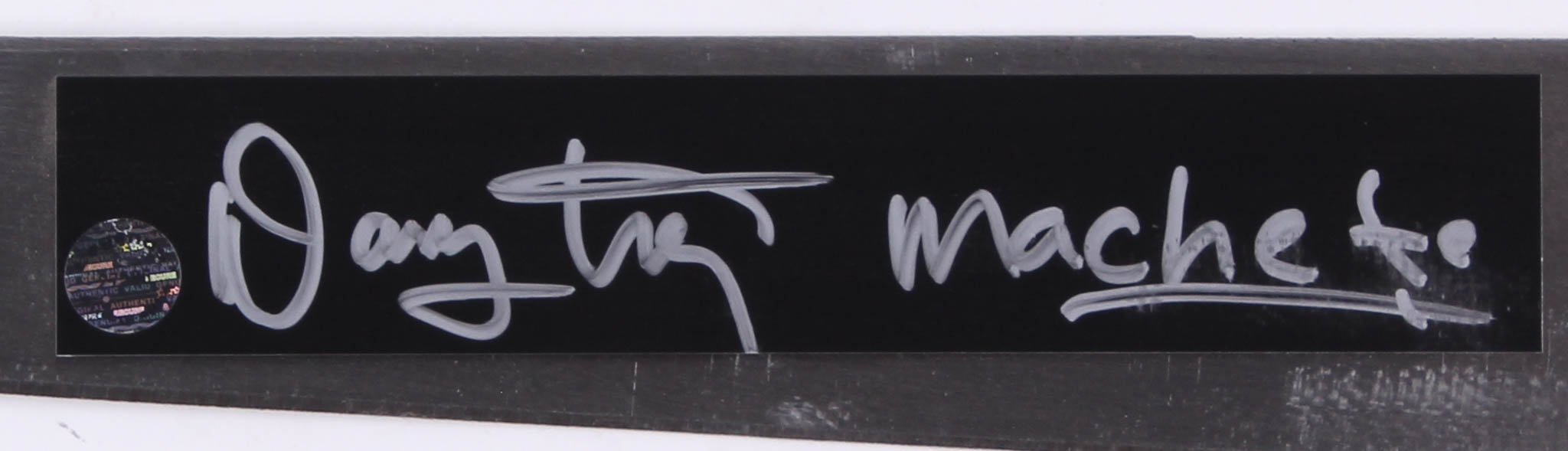 Danny Trejo Signed "Machete" 23" Steel Machete with Canvas Sheath ...