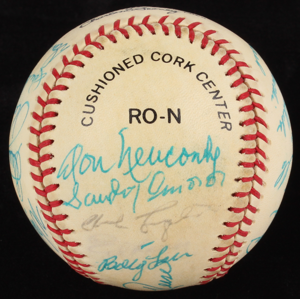 1955 Dodgers ONL Baseball Team-Signed by (22) with Sandy Koufax, Pee ...
