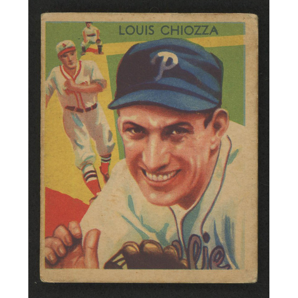 1934-36 Diamond Stars #80 Lou Chiozza XRC (35G,35B,36B) | Pristine Auction