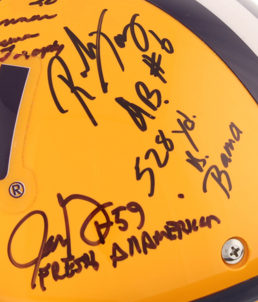 LSU Tigers Full-Size Helmet Signed by (11) with Bill Cannon, Alley ...