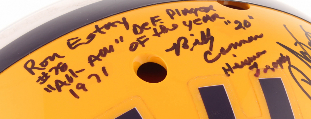 LSU Tigers Full-Size Helmet Signed by (11) with Bill Cannon, Alley ...